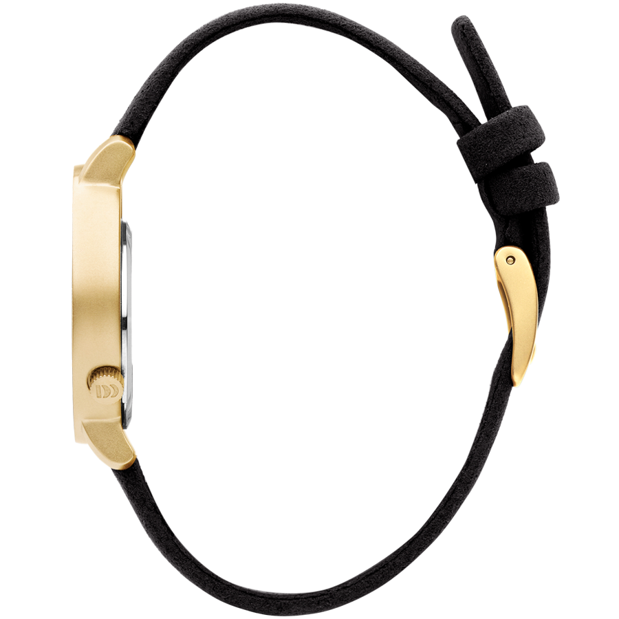 Pico Black Gold watch Danish Design vegan strap