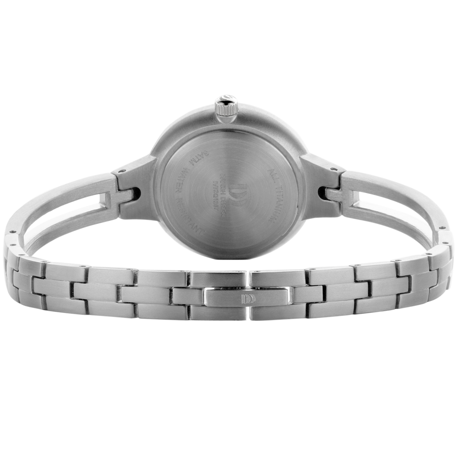 Angelica Silver women's watch titanium bangle